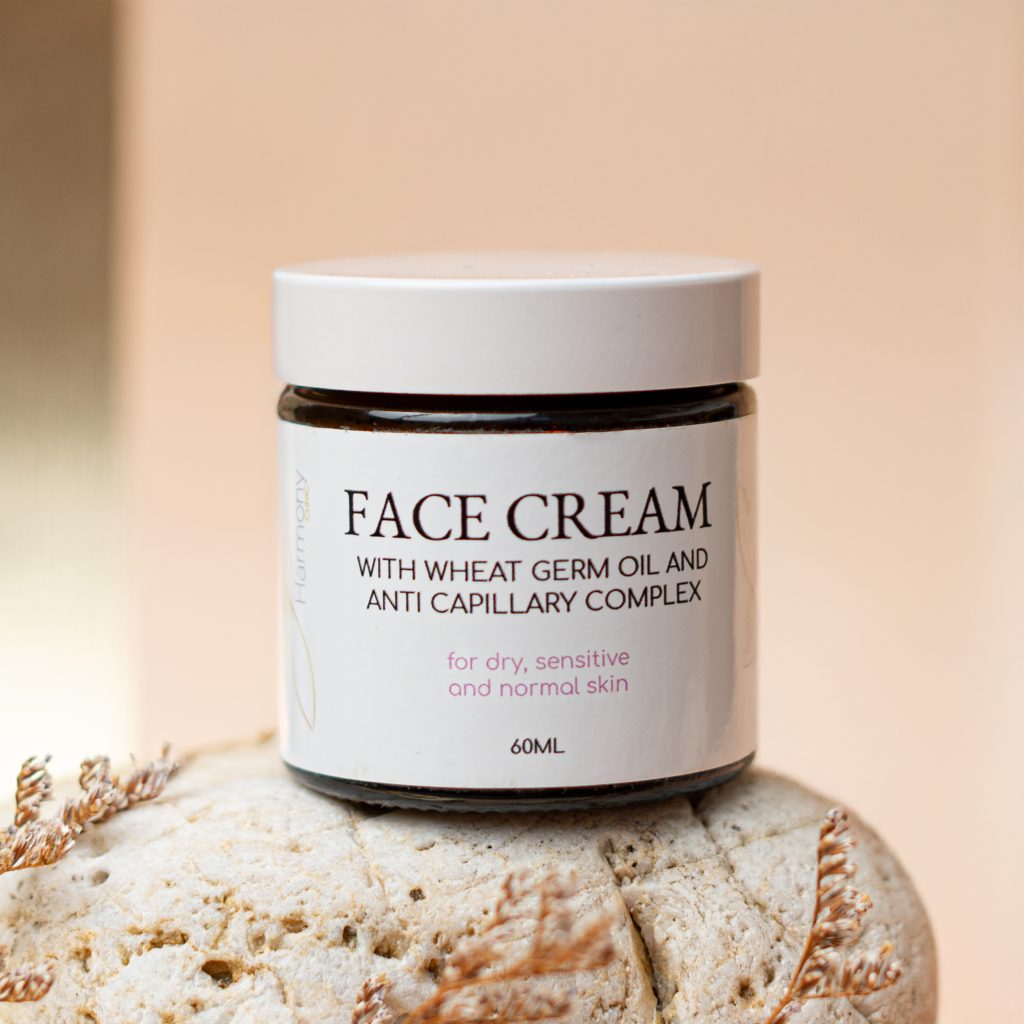 Face Cream with Wheat Germ Oil & Anti-Capillary Complex - Pure Harmony ...